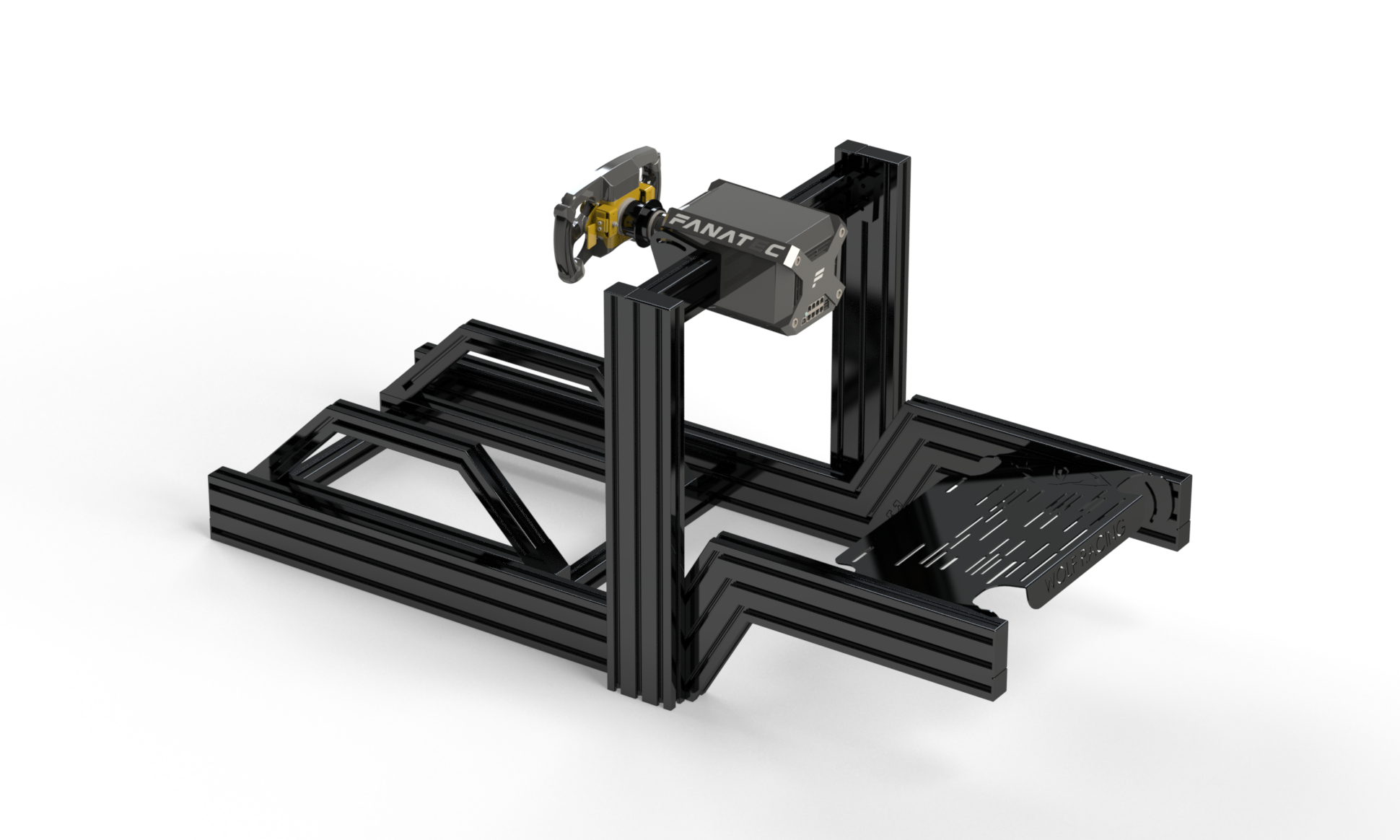 Wolf Racing - Fanatec Compatible Side Mount Set